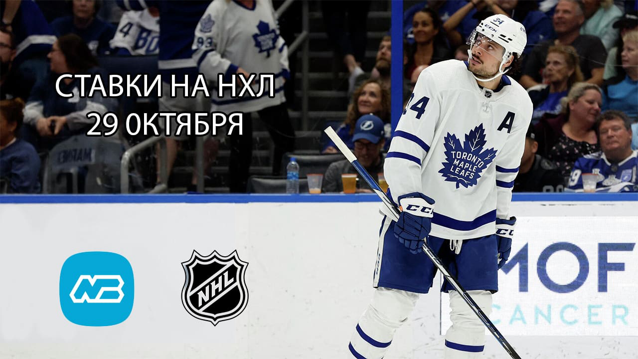 Картинка для Прогнозы и аналитика матчей НХЛ на 29 октября